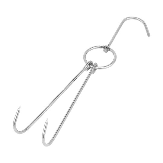 Gancho para pato asado de acero inoxidable, aguja de cola de pato con ...