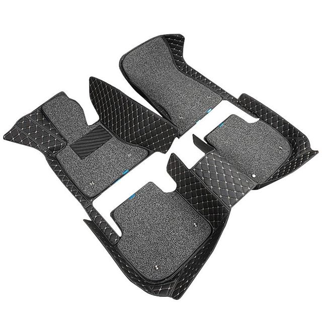 Car foot pad main driving single film Silk circle repair film upper ...