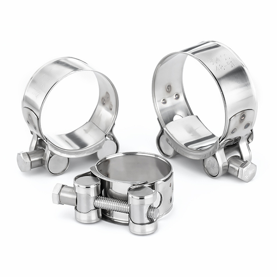 Ether 304 Stainless Steel Hose Clamp - Strong & Polished