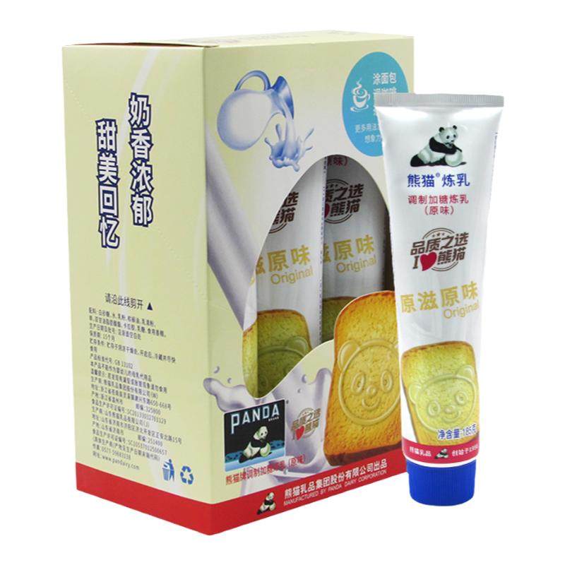 Модульоване згущене молоко бренду panda з оригінальним смаком, 185 г*6 ...