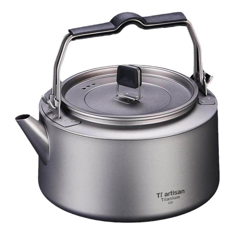 Tiartisan Titanium Kettle - Portable Camping Teapot