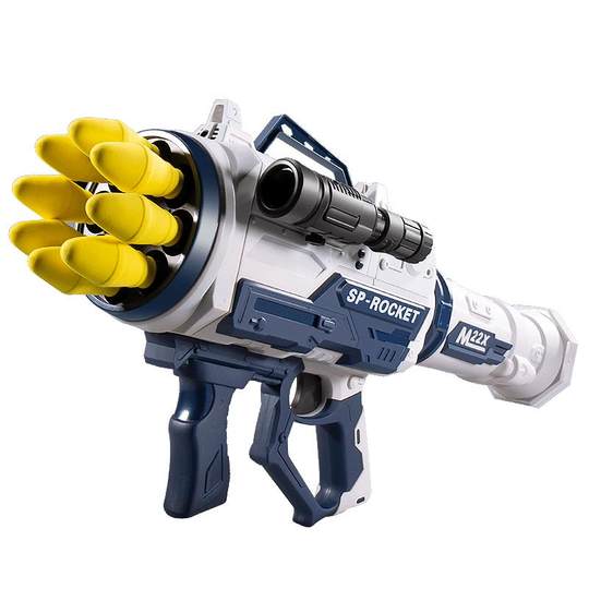 Children's Oversized Rocket Launcher Toy Gun | Electric Four-Barrel ...