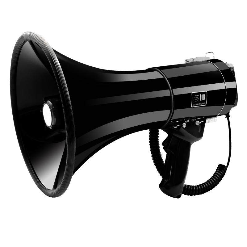 50W High-Power Hand-Held Megaphone Speaker with USB Tweeter