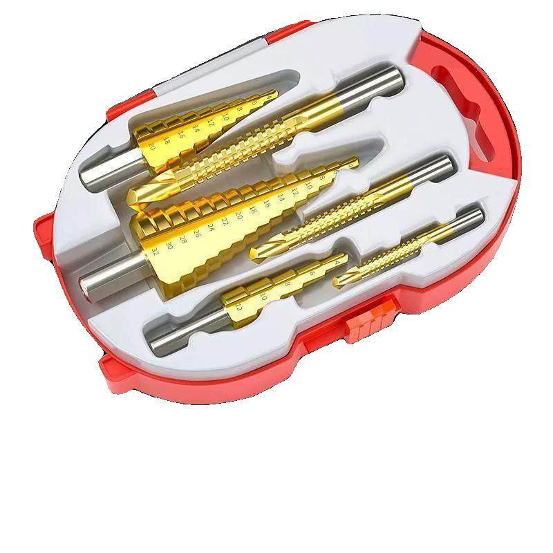 Serrated Pagoda Drill Bit Hole Opener - Metal Set Stainless Steel ...