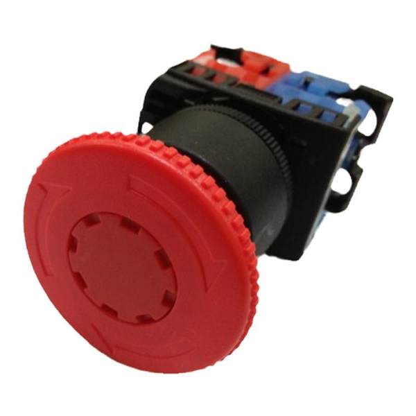 Mushroom head emergency stop switch emergency button switch push button switch AR22V2R 22MM ...