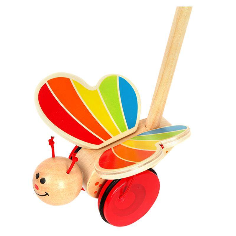 Hape butterfly push music trolley spielzeug für babys, kleinkinder und kleinkinder im alter von ...