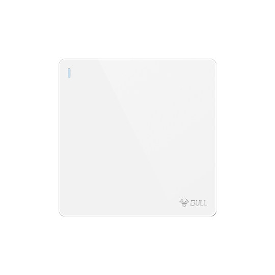 Bull Decorative Switch Socket Cover - White 86 Type Power Panel Plate