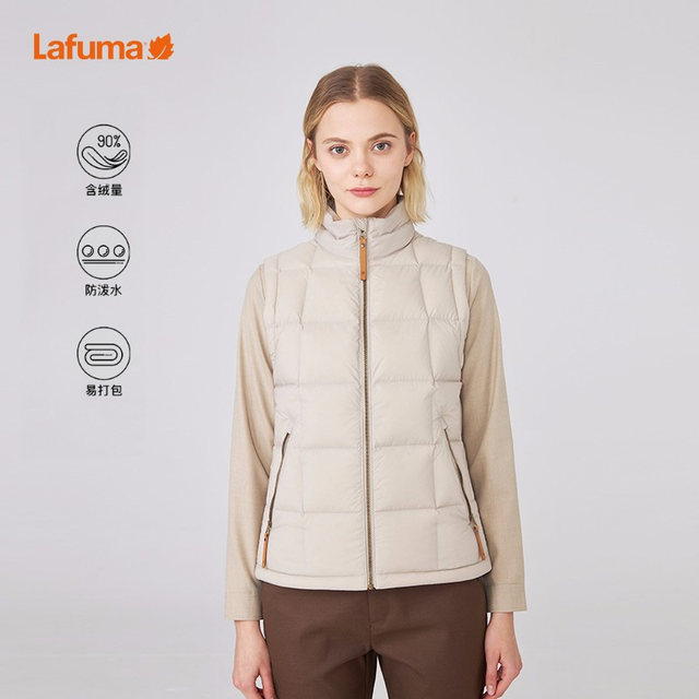 LAFUMA new winter style 90% goose down water-repellent down vest women ...