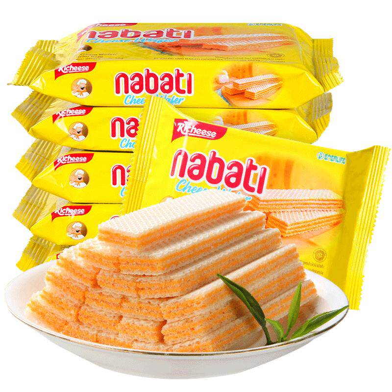 Biskuit Wafer Keju Richeese Nabati - 25g
