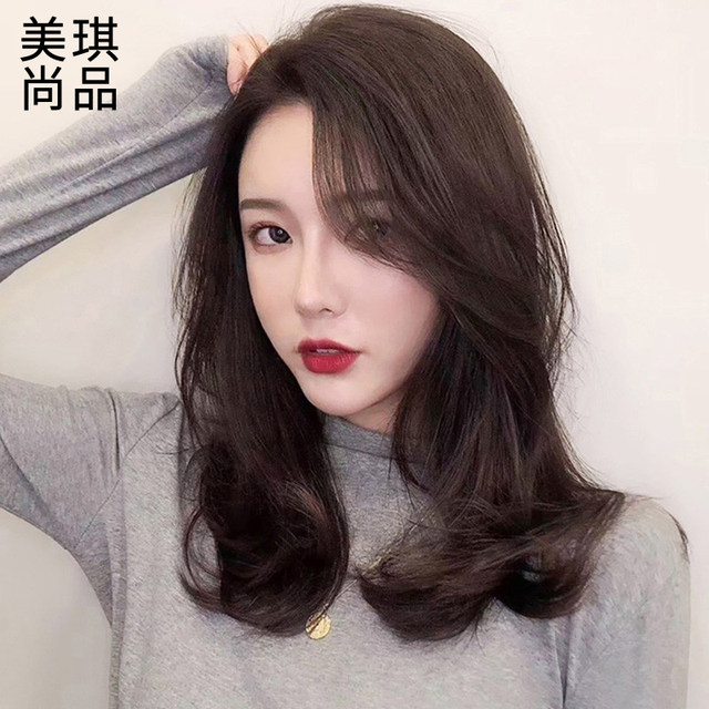 Meiqi wig female long curly hair, micro -curly fashion eight -character ...