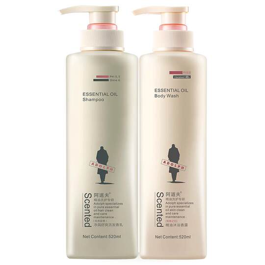 Adolf Shampoo and Shower Gel Set - Anti-Dandruff Oil Control for Men ...