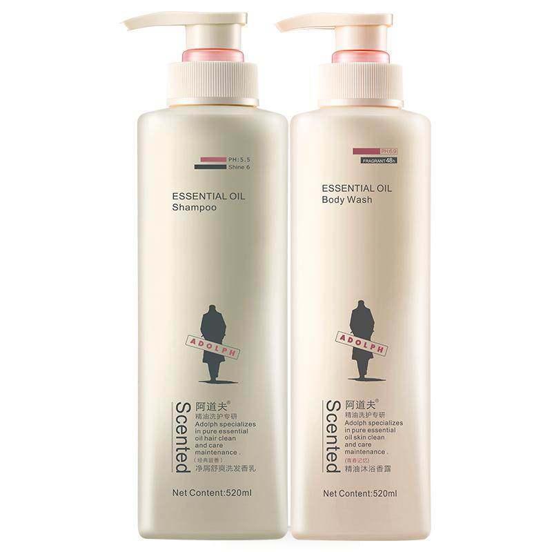 Adolf Shampoo and Shower Gel Set - Anti-Dandruff Oil Control for Men ...