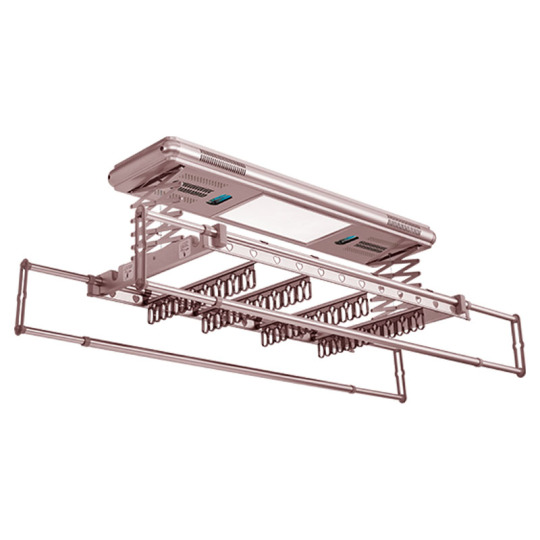 Smart Electric Clothes Rack - Remote Control, 2.1-3m Telescopic, Aluminum