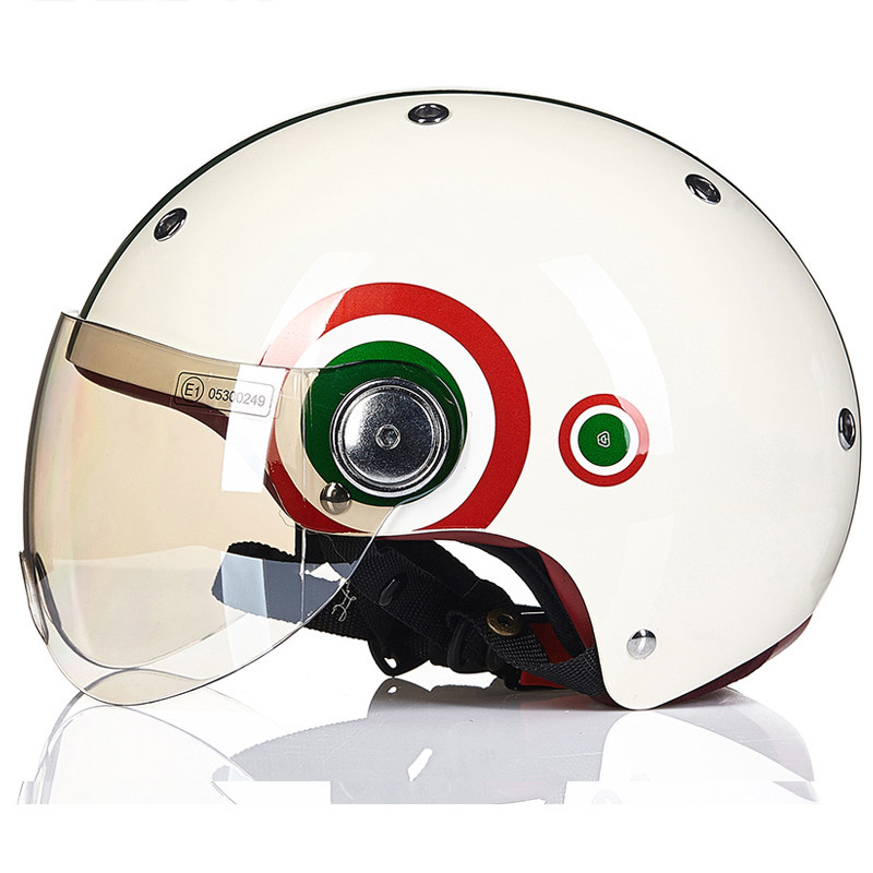 Beon Motorcycle Helmet Men and Women Four Seasons Universal Half Helmet ...