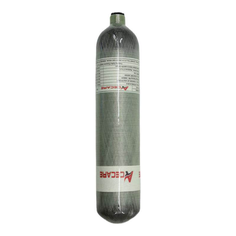 Botella de aire de alta presión de fibra de carbono, botella de buceo ...