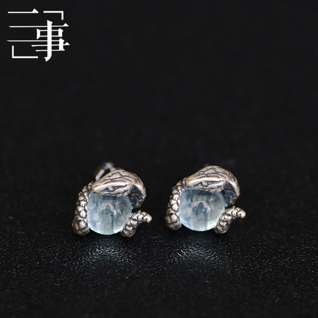 Medusa's Hitoma Silver Silk S925 Little Snake Topa Stone Male and ...