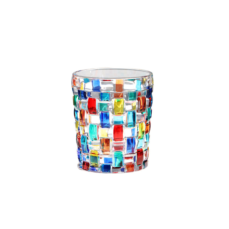 Copa de whisky de cristal Zecchin pintada a mano - Estilo europeo