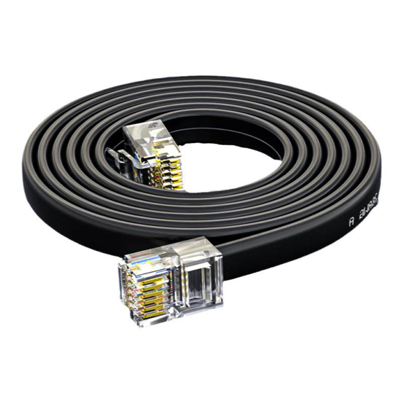 Zhefan 6/8 Core Telephone Line - RJ11/RJ12 Pure Copper Flat Cable 6P6C