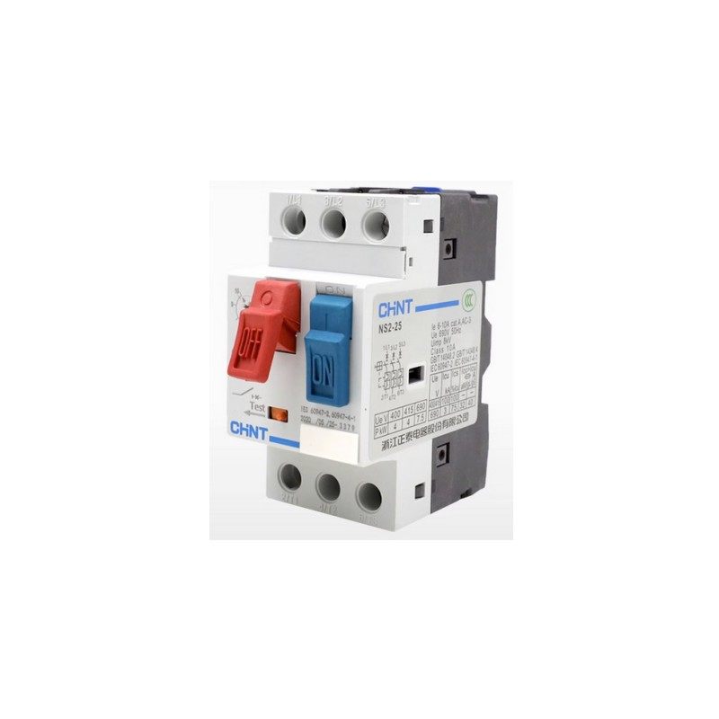 Chint موتور الزائد ماس كهربائى حماية قطاع دارة ns2-25 4/6.3/10 موتور كاتب gv2