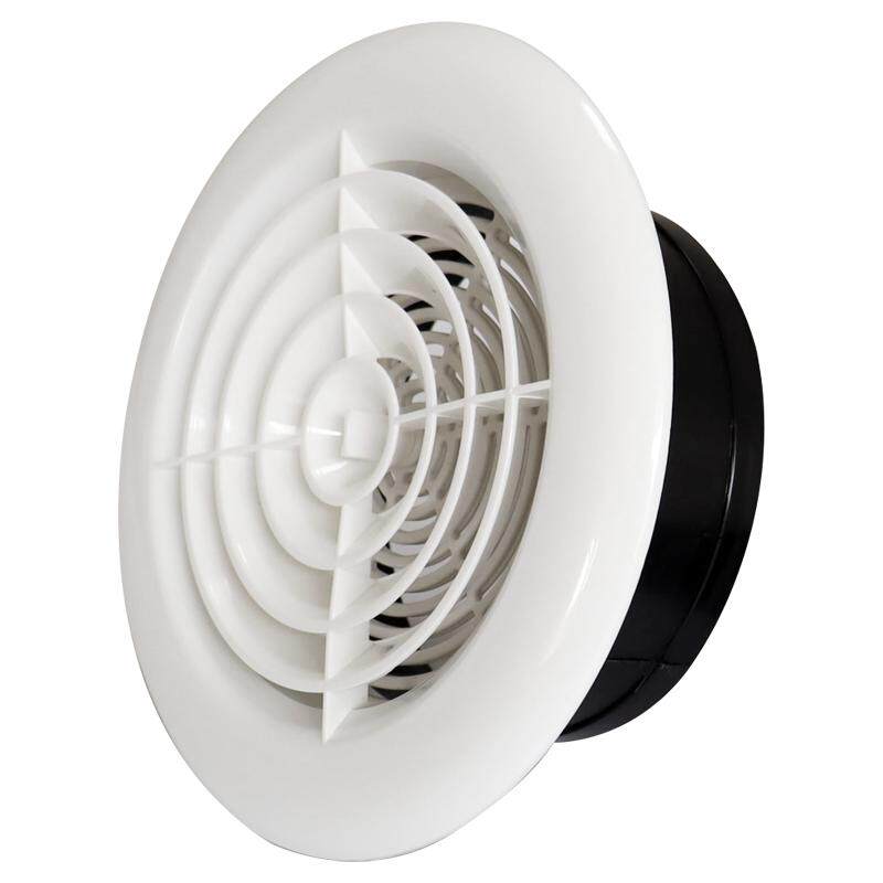 Ventilation Plastic Fresh Air Outlet Adjustable Louver Exhaust Hood