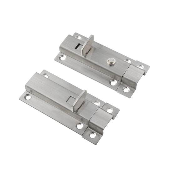 Stainless Steel Automatic Spring Latch Lock for Door Bathroom Wooden ...