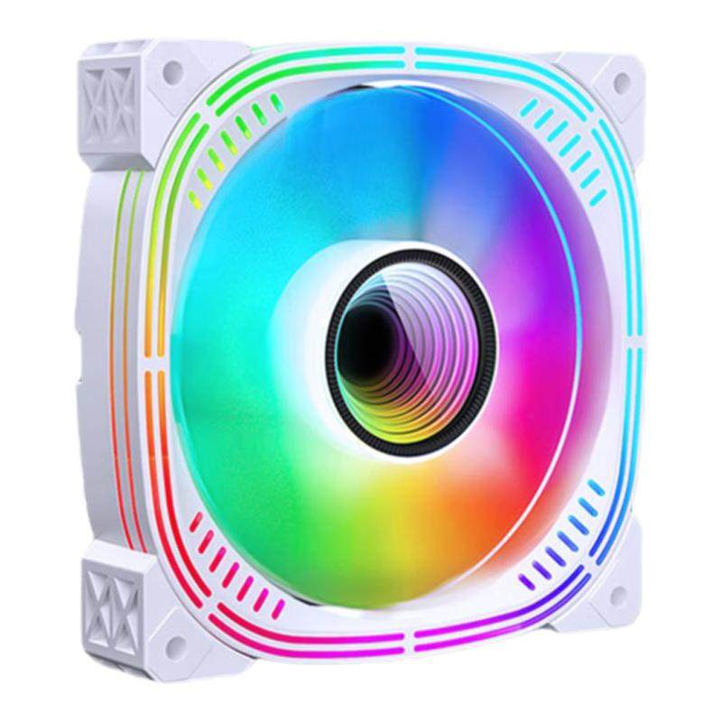 律动12CM机箱散热风扇ARGB神光同步5V3针PWM温控棱镜II代 幻境POR