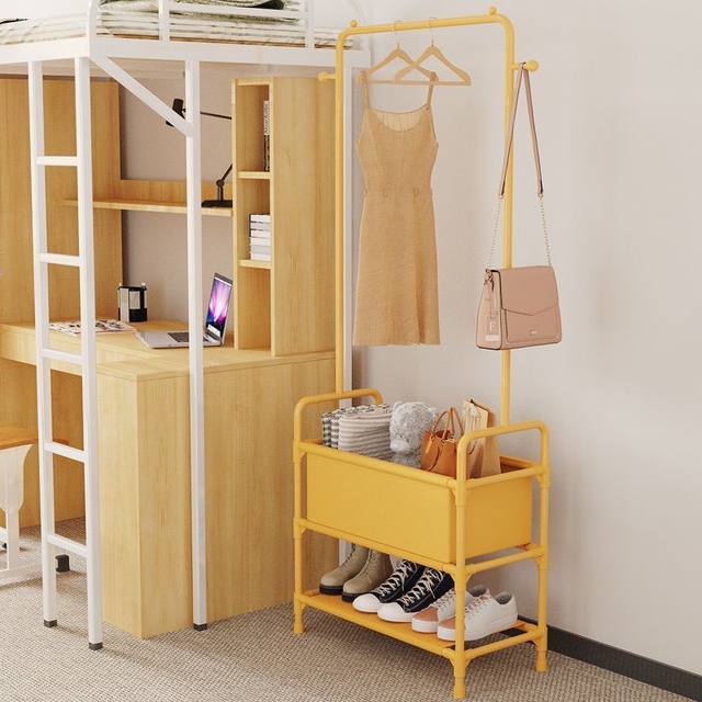 Simple cotton rack dormitory small hanging shelf landing bedroom rental ...
