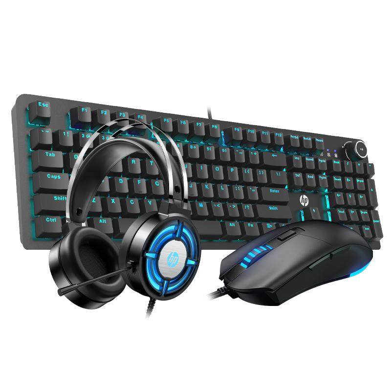 HP Mechanical Keyboard and Mouse Set - E-Sports Game Special Wired ...