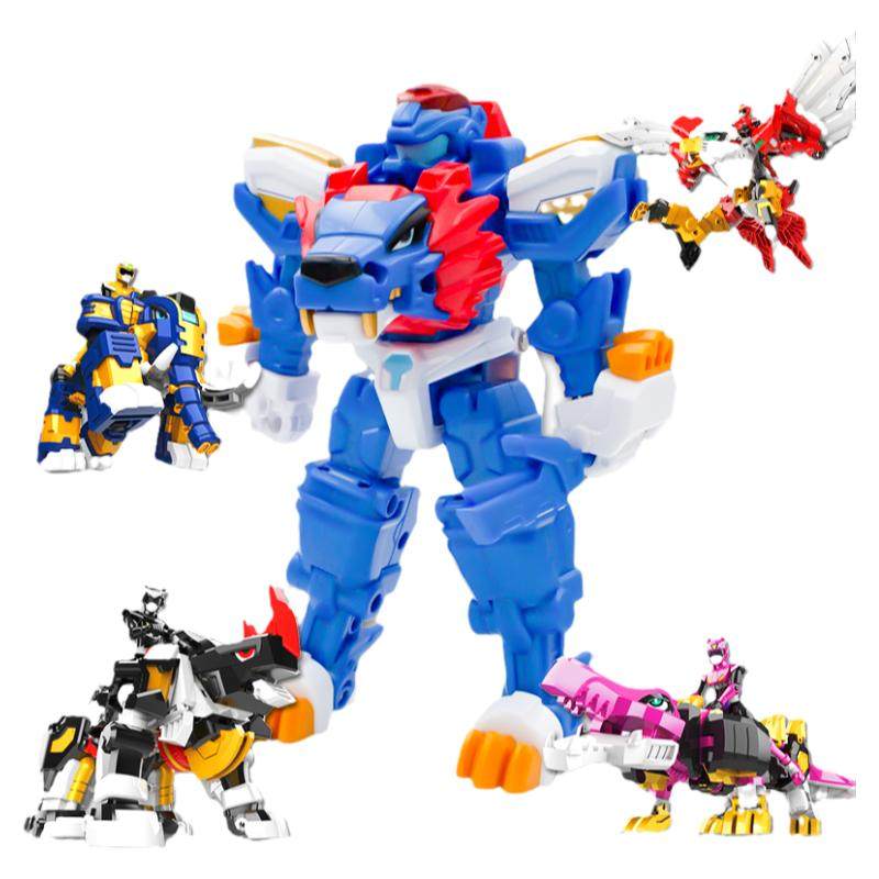 Genuine Mini Secret Service Team Beastmaster Force Fule Lion King Mecha ...