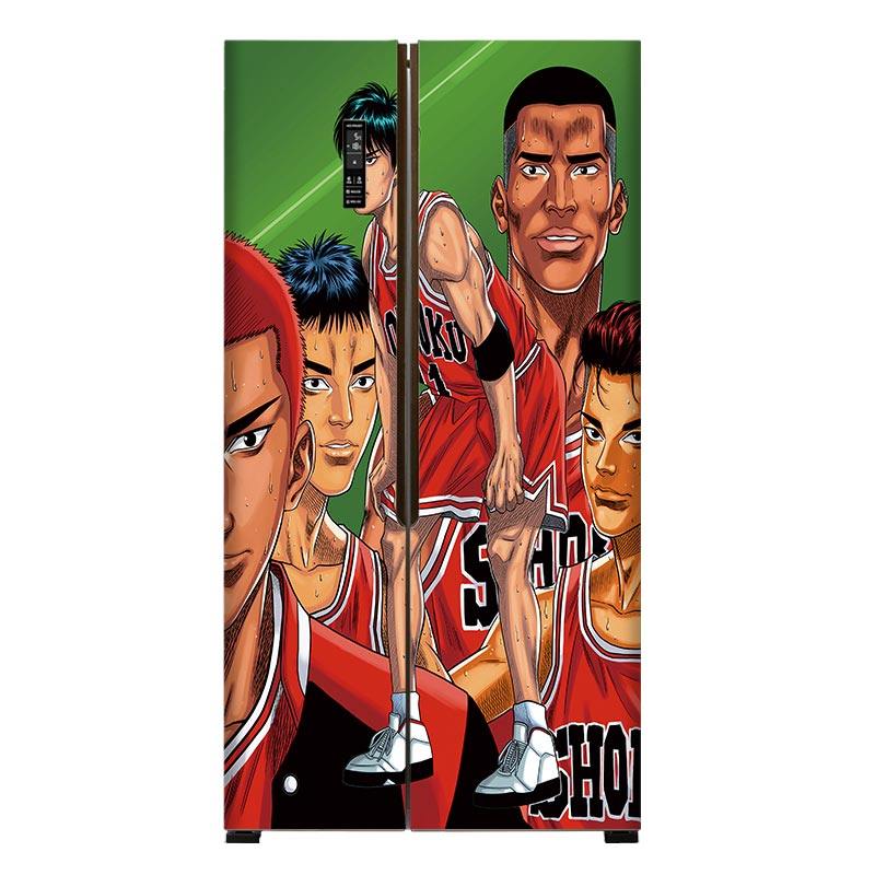 Sticker Tủ Lạnh Hoạt Hình - Thiết Kế Anime Slam Dunk - Chống Nước & Tự Dính