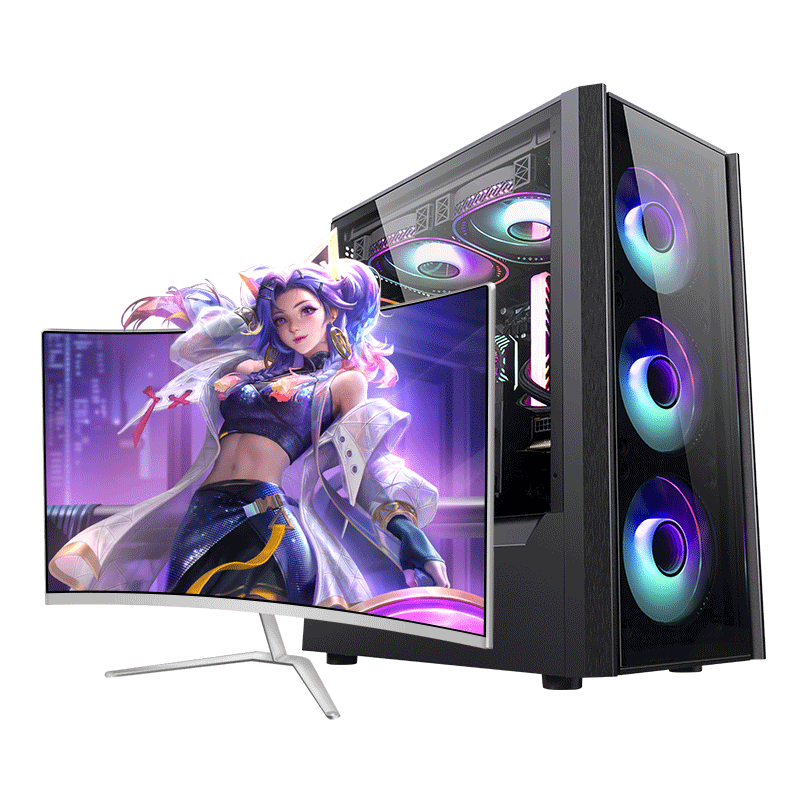 Desktop Computer Host Complete Set i7/3060/3070 Independent Display ...