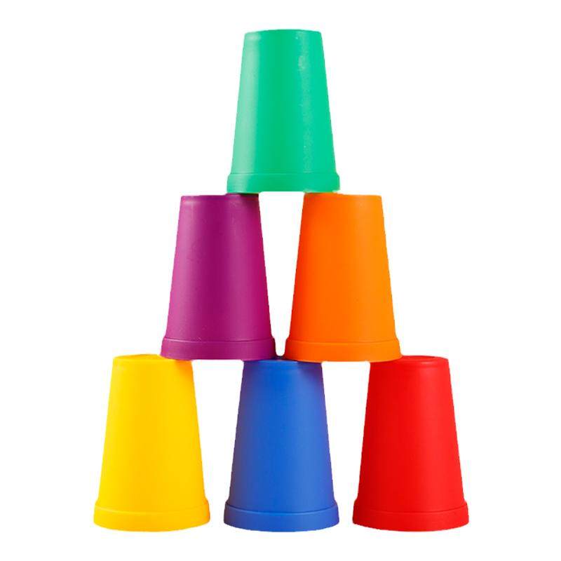 Montessori Early Education Puzzle Stacking Cup Color Cognitive Space ...