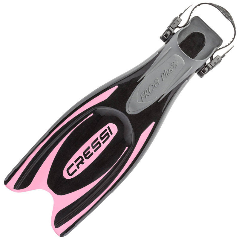 Cressi Frog Plus Diving Flippers - Adjustable Lace-Up