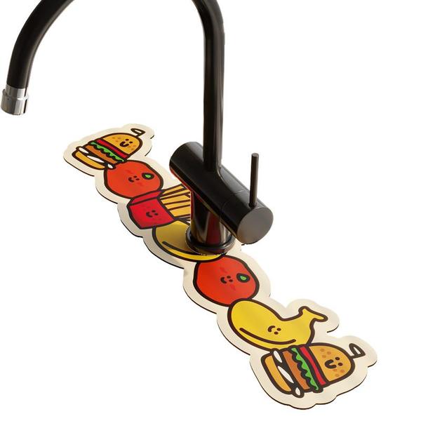 Kitchen Faucet Absorbent Pad | Diatom Mud Anti-Splash Bar Drain Mat For ...