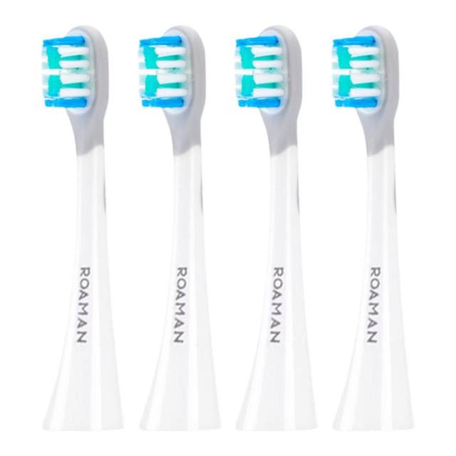 Roman Electric Toothbrush Standard Replacement Head Soft-bristled Adult ...