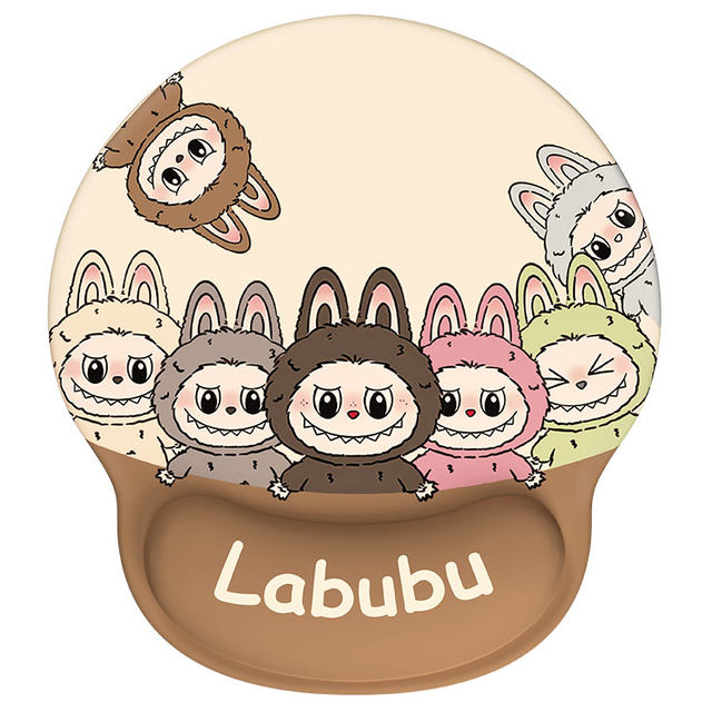 Labubu wrist cushion mouse pad girl desk cushion labbub cartoon ...