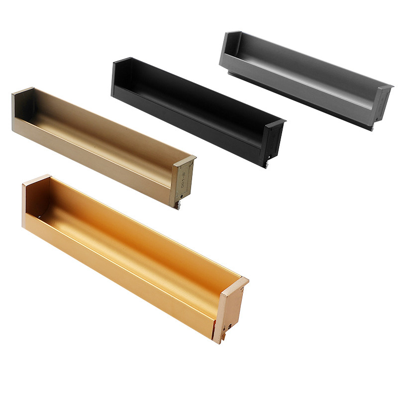 Invisible Hidden Handles Embedded in Cabinet Doors - Minimalist ...