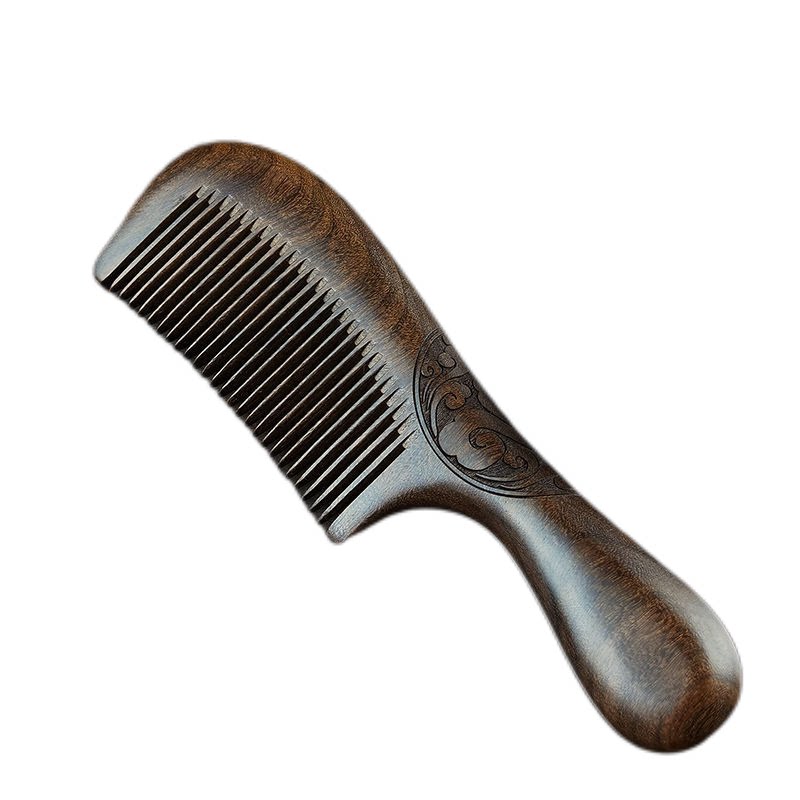 Natural Sandalwood Comb for Women - Household Straight Hair, Dense ...