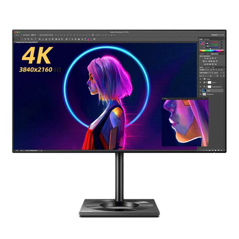Philips 27-inch 4K HD IPS Computer Display with Type-C Port and Lifting ...