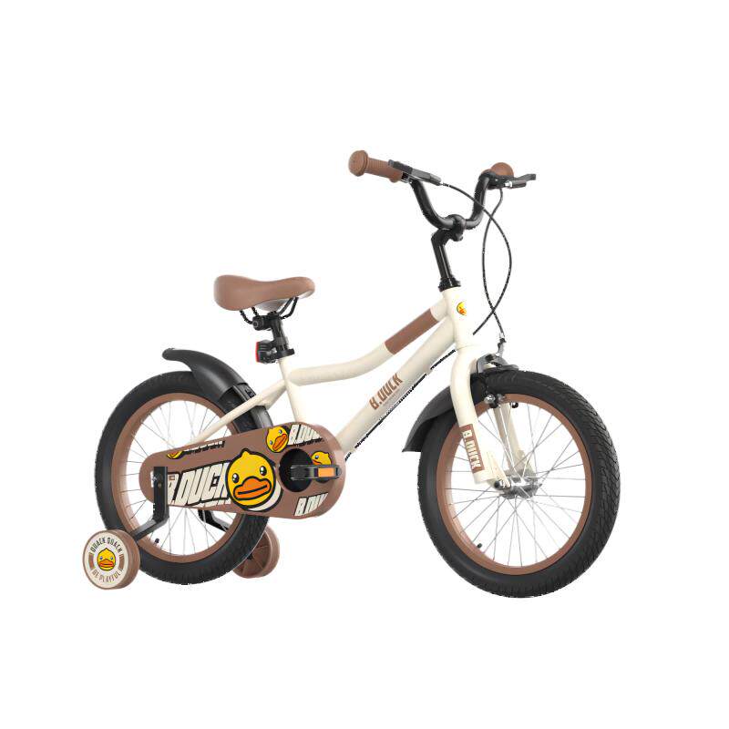 Le's Little Yellow Duck Children's Bicycle with Training Wheels