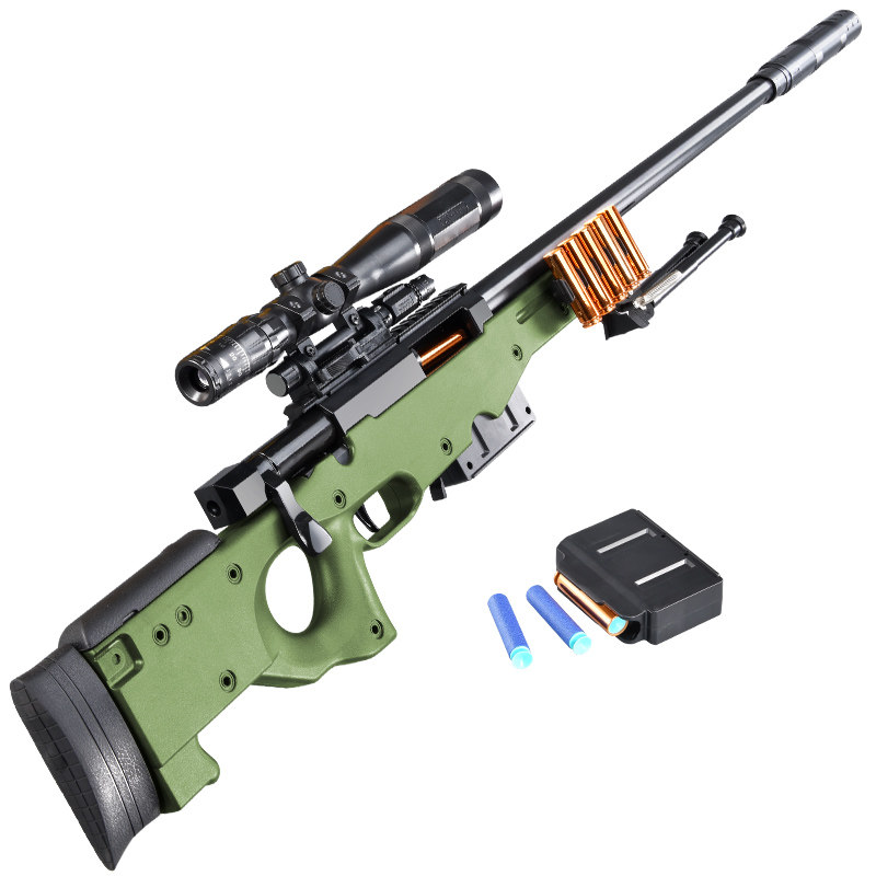 Großes awm-granatenwerfer-scharfschützengewehr-kinderspielzeug für jungen | 98k m24-simulation ...