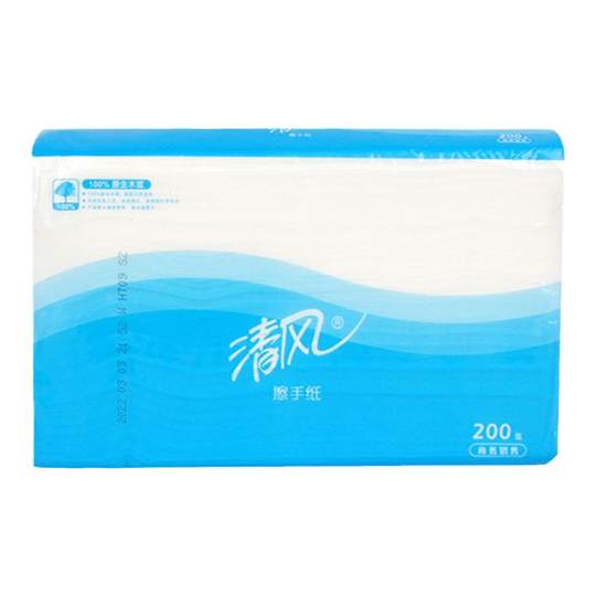 Qingfeng B913AC Commercial Toilet Paper - 3-Ply Origami Tissue