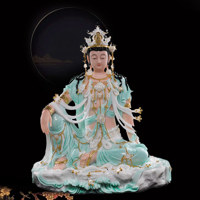 Han Baiyu Tianrun Water Moon Guanyin Bodhisattva, like the Guanyin ...