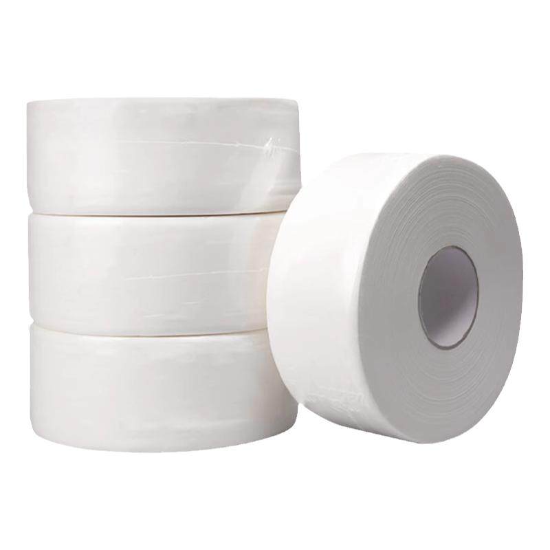 Commercial Large Paper Roll - 4-Layer Toilet Paper Full Box 12 Rolls