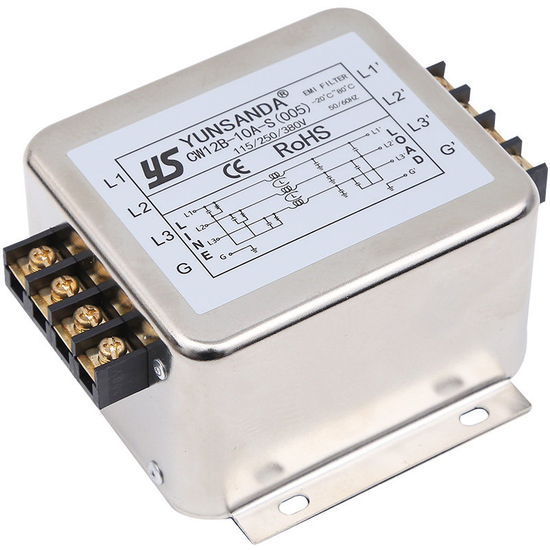 Yunsanda AC Three-Phase Four-Wire Power Filter 220V EMI Power Purifier ...