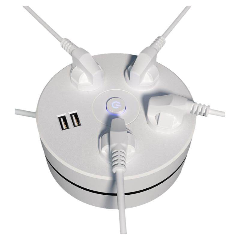 Just Official USB Socket | Retractable Home Round Hanging Wall Stickers ...