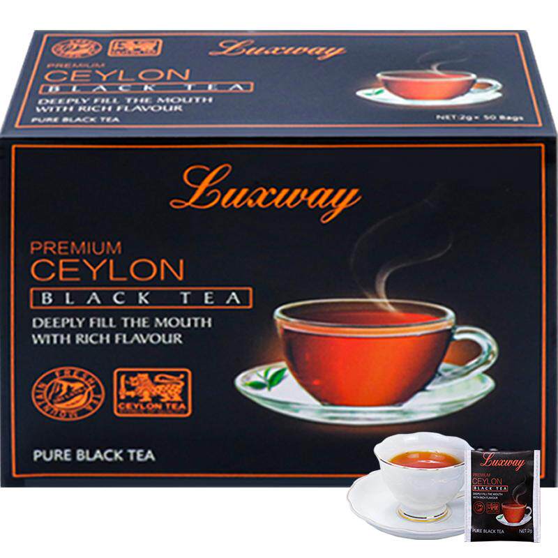 Lekas Ceylon črni čaj 100g/50 vrečk - Visokogorski čaj iz Šrilanke