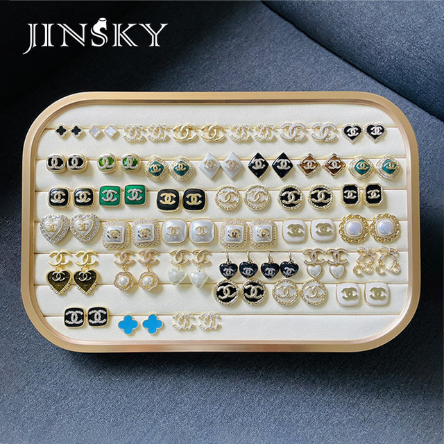 Jin Shijue Jewelry Tray Jewelry Display Tray Metal Round Corner Ring ...