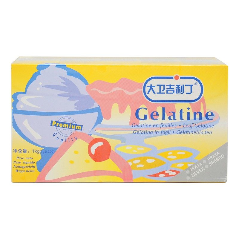 Lallemand David Gelatin Sheets 200/400 Slices - 50g-1kg