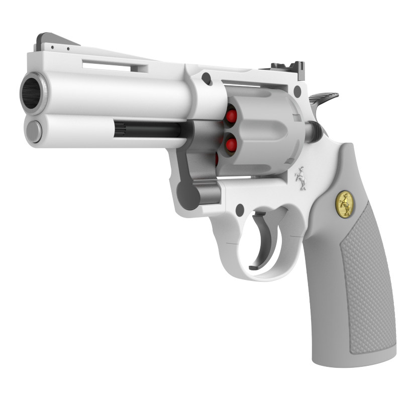 Kaiyuan Ideas 357 Double Action Revolver Soft Bullet Toy Gun